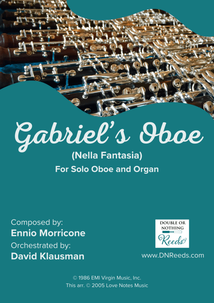 Gabriel’s Oboe (Solo Oboe & Organ) Sheet Music | Double Or Nothing Reeds